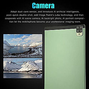 10.1 Inch Tablet, 1960X1080 Resolution, 10 Core CPU Processor, 6Gb RUNning Memory 128G Memory, Dual Camera 5G WIFI, 8800Mah Battery Android 12(USA)
