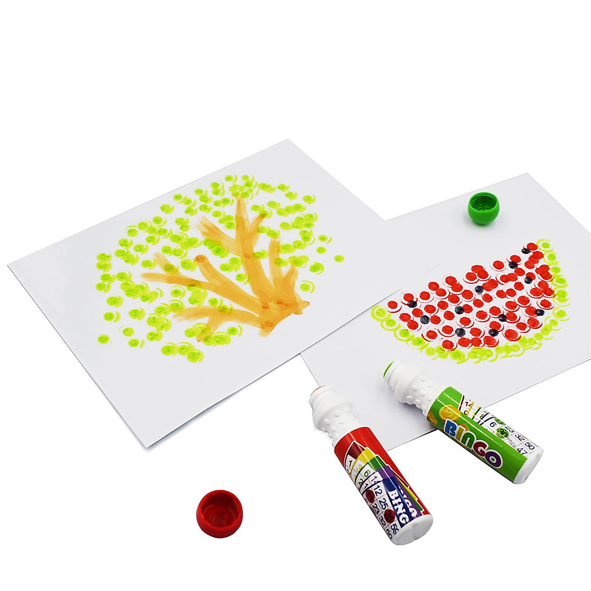 Yuanhe Bingo Daubers Dot Markers - Mixed Colors Set of 6 Pack