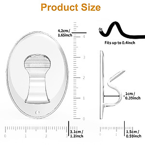 Hooks for Outdoor Rope Light Clips：20Pcs Outdoors String Lights Clip - Heavy Duty Hanging Clear Light Clip with Waterproof Adhesive for Patio Hold Fence Hangers and Christmas Lighting Strips Hook