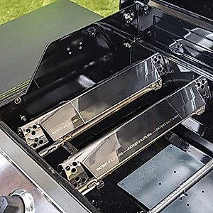 Char-Broil 8945290P06 Universal Stainless Steel Heat Tent, 2-Pack