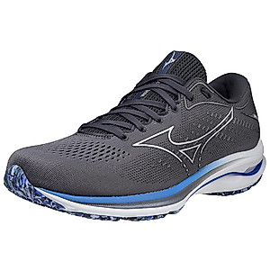 Mizuno Men's Wave Rider 25 | Neutral Support Running Shoe |Eco Friendly Materials | Obsidian | US 10