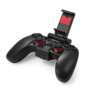 TNP Bluetooth Wireless Game Controller Gamepad for Android Smartphone Tablet VR TV BOX, Windows PC Steam OS, PS3 PlayStation 3 - Supports XInput DirectInput DInput Mode, Shock Vibration Feedback