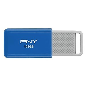 PNY 128GB USB 2.0 Flash Drive – Color May Vary