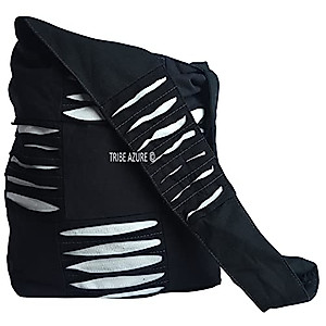 Hobo Bags For Women, Hippie Bag, Women's Shoulder handbags, Boho Purses For Women, Hippie Purses For Women, Hobo Crossbody Bags for Women Large Size, Boho Bags, Boho Crossbody Bags (Beautiful Black)