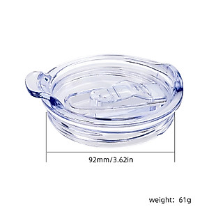 Tumbler Lid for 40 Oz Tumbler, Replacement Cup Cover for 40oz Tumbler, 100% Leak-proof