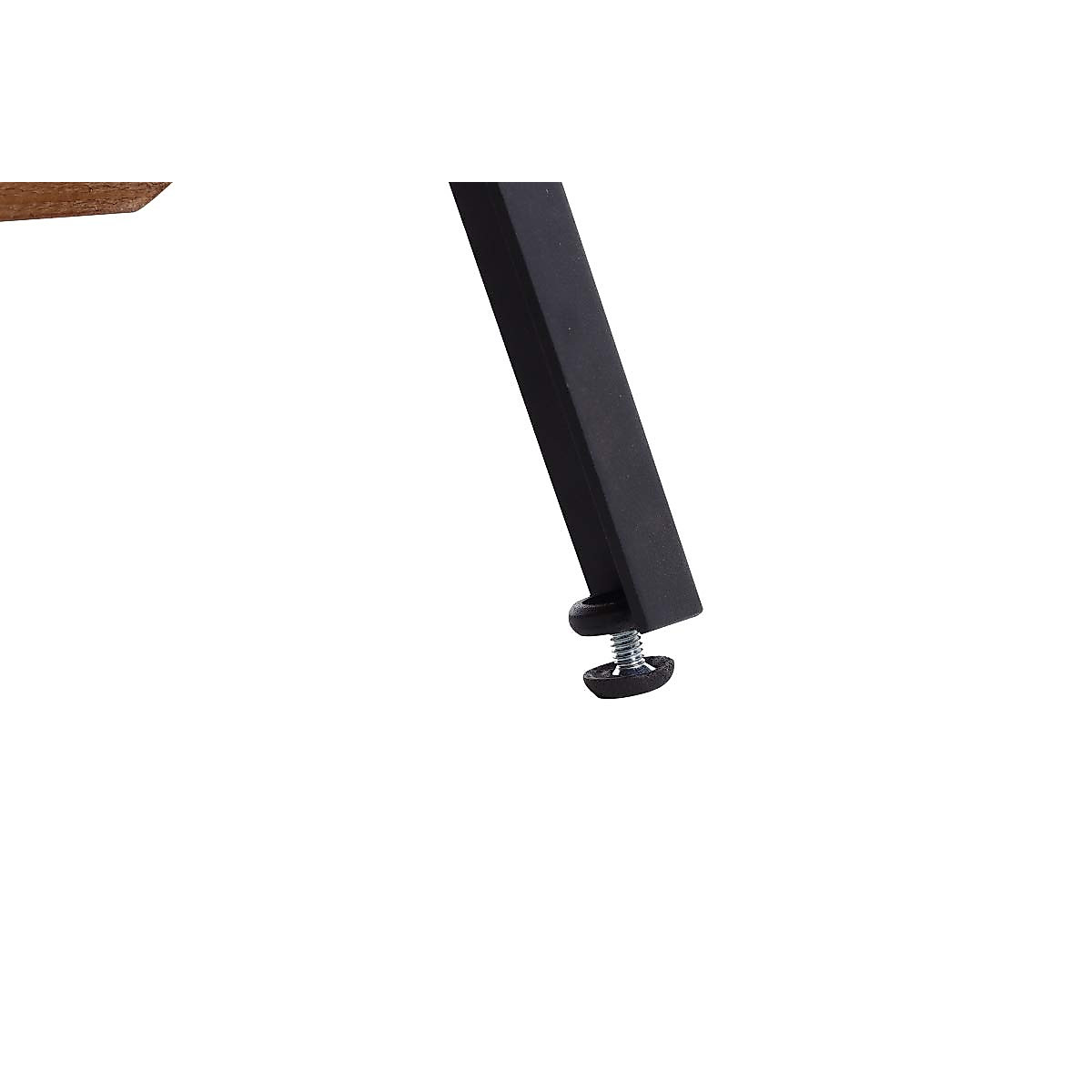 Phoenix Home CT181101 Emerald Home Chandler Rustic Industrial Solid Wood and Steel Coffee Table with Open Shelf, Brown