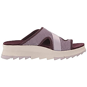 Merrell Women's Alpine Cush Wrap Wedge Sandal, Burgundy, 8