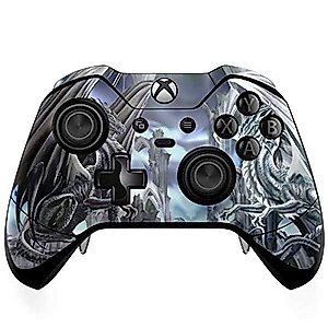 Skinit Decal Gaming Skin Compatible with Xbox One Elite Controller - Officially Licensed Tate and Co. Ruth Thompson Checkmate Dragons Design