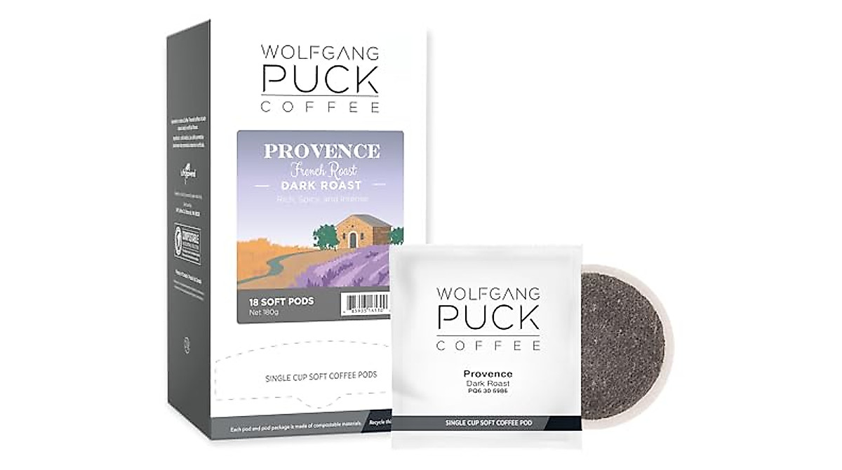 Wolfgang Puck Provence French Roast Coffee Pods - 18 Count