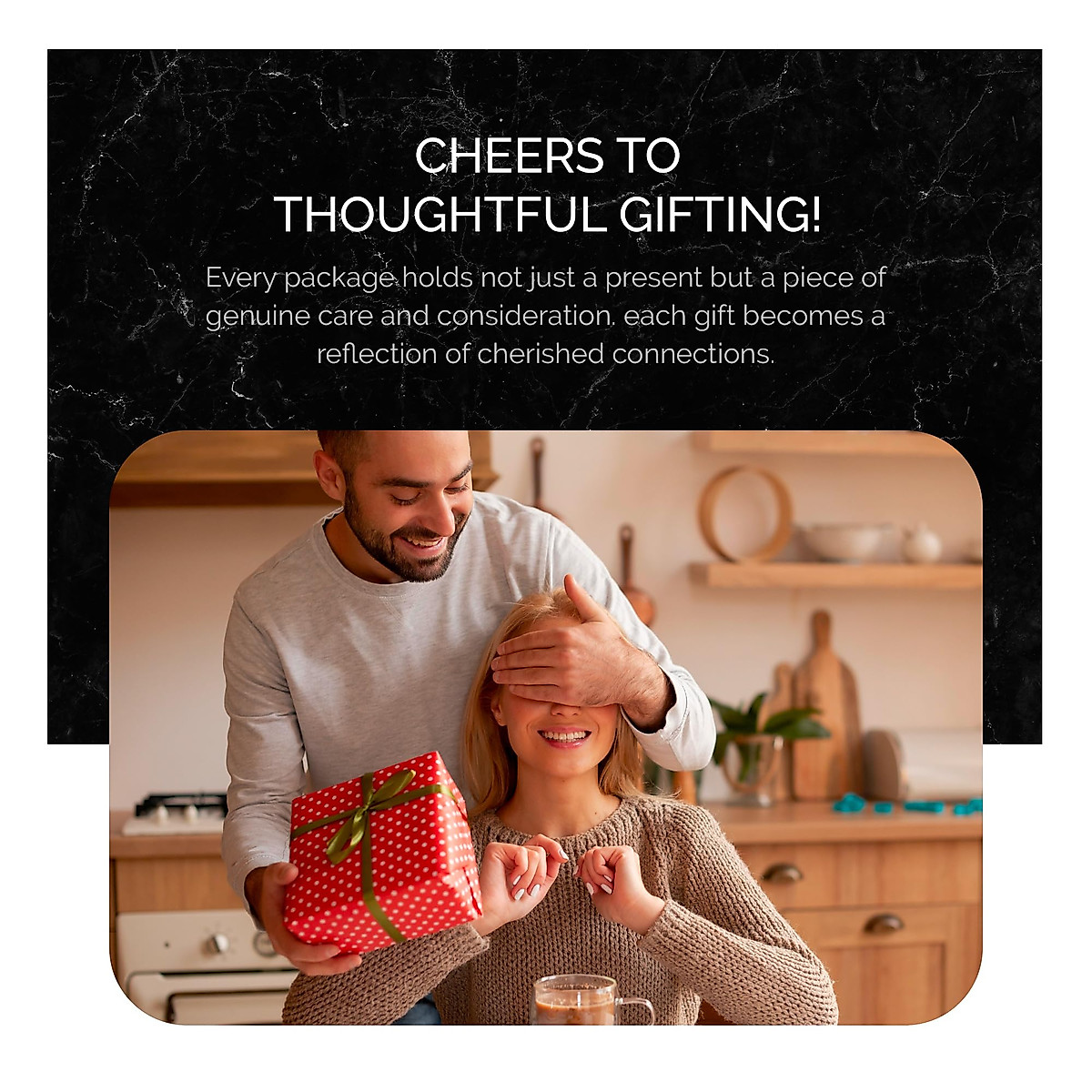 American Atelier Daphne Stemless Goblet | Set of 6 | Made of Glass | Gold Honeycomb Pattern | 18-Ounce Capacity | Smooth Rim Red Wine Glasses | White Wine Tumblers