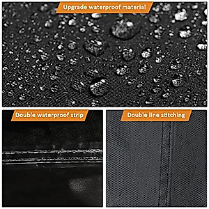 Tenot Outdoor Fan Cover Dust-proof, Heavy Duty Outdoor Fan Covers Waterproof Uv-resistant, Electric Fan Cover for 20 Inch Industrial Floor Fan