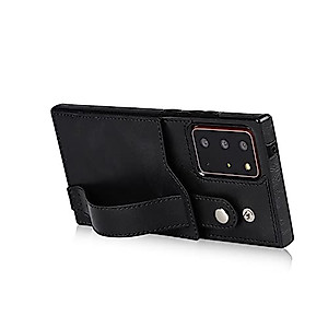Phone Case Cover Compatible with Samsung Galaxy Note20 Ultra Leather Wallet Phone Case Stand Wrist Strap Phone Case Adjustable Wrist Strap Phone Case Compatible with Samsung Galaxy Note20 Ultra Bags S