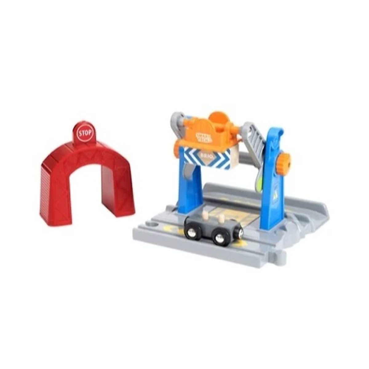BRIO 33827 World-Smart Tech Railway-Harbor Crane,Multi