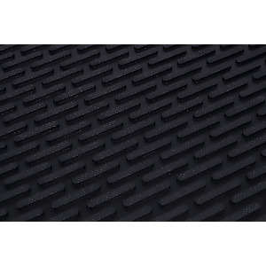Portico Systems Safe Tread 3 x 5 Black Rubber Outdoor Scraper mat. Ideal for Any Heavily trafficked Entrance Way. Keep The Dirt and Debris Outside and Your interiors Clean.