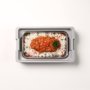 Steambox: The Self-Heating Lunchbox - Battery Powered Electric Lunch Box And Food Warmer - Leak Proof BPA Free Dishwasher Safe