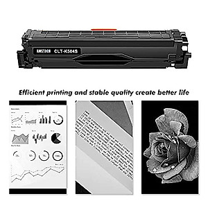 Amstech Compatible Toner Cartridge Replacement for Samsung CLT-504S CLT-K504S K504S Xpress C1860FW C1810W CLX-4195FW CLP-415NW SL-C1860FW SL-C1810FW Printer Ink (Black, 1-Pack)