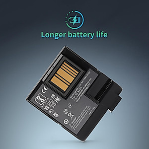 Replacement for Zebra Printer Battery QLN420 - for Zebra Printer Battery ZQ630 - fit ZQ63-AUWA000-00 ZQ63-ACFAC10-00 P1040687 P1049729 P1050667-016 P1089760-002 BTRY-MPP-68MA1-01 Lithium Ion 7.2V