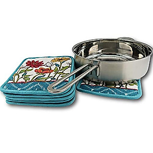 Potholders for Kitchens-Hot Pads-Hot Pads for Kitchen Counter Set-9x 7 inch