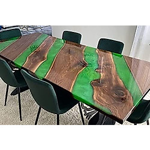 Epoxy Table, Live Edge Wooden Table, Epoxy Resin River Table, Natural Wood, Dining Table, Natural Epoxy Table, Resin Table
