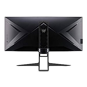 Acer Predator X34 Sbmiiphzx 34" 1900R Curved UWQHD (3440 x 1440) IPS Gaming Monitor | NVIDIA G-SYNC | NVIDIA Reflex Latency | Up to 180Hz | Up to 0.5ms | DCI-P3 98% | 400nit | DP & 2 x HDMI 2.0,Black