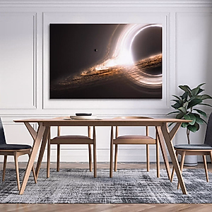 LGDSBHH Black Hole Canvas Art Poster Boys Room Poster Education Poster Poster Decorative Painting Canvas Wall Posters and Art Picture Print Modern Family Bedroom Decor Posters 12x18inch(30x45cm)