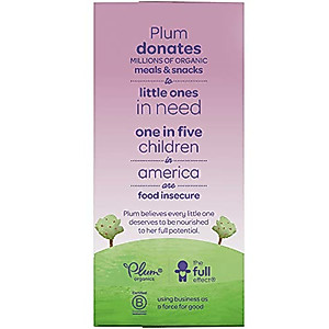 Plum Organics, Smoothie Mashups, Organic On-The-Go Squeeze Kids Snacks, Applesauce, Stawberry, Blackberry & Blueberry, 3.17 Ounce (Pack of 24) - Packaging May Vary