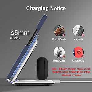 2 in 1 Wireless Charging Station, Charging for Samsung S23 Ultra/S22/Note20/Galaxy Buds2 Pro/2/Live