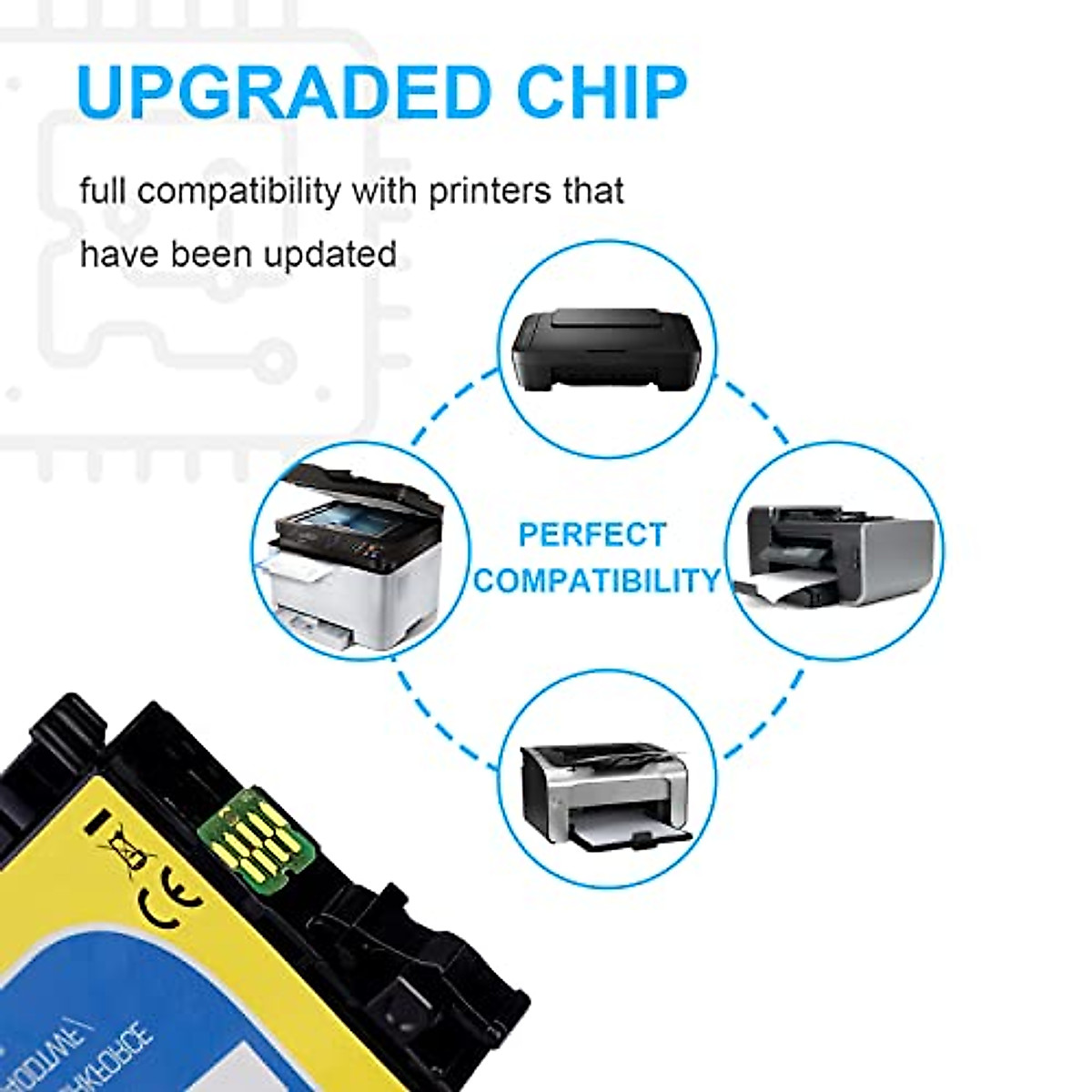 LinZoom Remanufactured 2-Pack 220XL T220XL T220XL120 Black Ink Cartridge Replacement for Epson 220XL for Workforce WF-2760 2750 2660 2650 2630 Expression Home XP-320 420 424 Printer