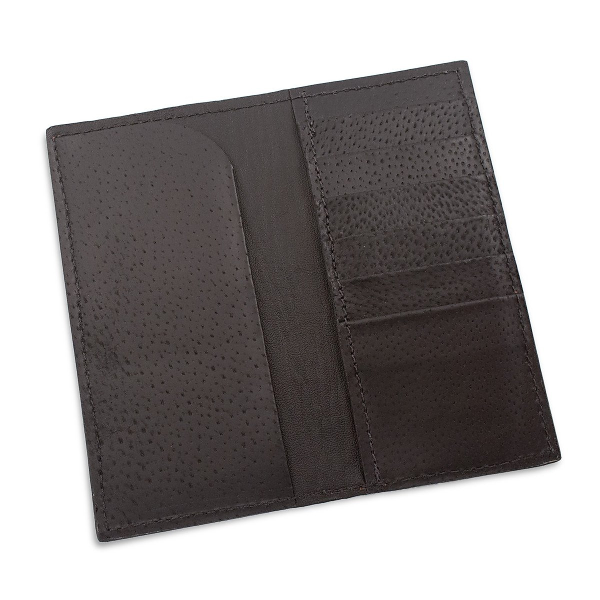 Yoder Leather Company Stingray Checkbook Wallet (Black)