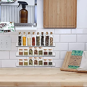 Dezzer Acrylic Floating Shelves, 6 Pack 15" Invisible Shelf Wall Ledge Bookshelf Bedroom Bathroom Kitchen Shelves Book Toys Funko Pop Figures Display Shelves, Clear