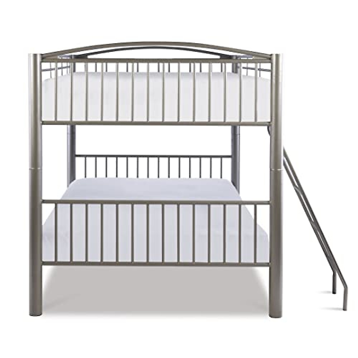 Powell Heavy Metal Bunk Bed, Full Over Full, Pewter