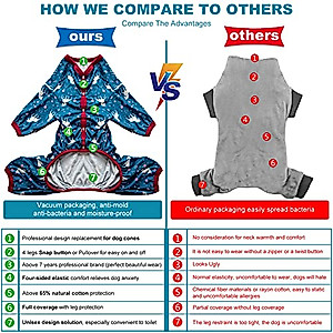 LovinPet Large Dog Pet Shirt - Undershirt for Dog Coats, Anti Licking, Pet Anxiety Relief Onesie, Floral Pony Navy Print, Large Breed Dog Clothes, Large Dog Jammies, Pet PJ's/Large