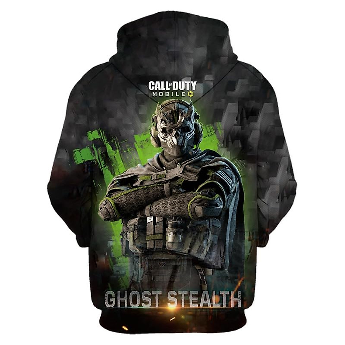 TRHSEEFE Call Of Classic 3d Printed Cosplay Hoodie Video Game Hoody Gunplay Funny Hoody Man/WomanA-002-Large