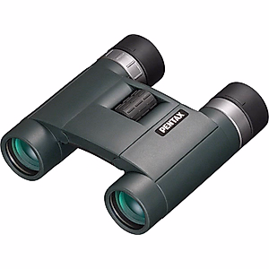 Pentax AD 8x25 WP Binoculars suitable for outdoor live event travel or even mountaineering,Green