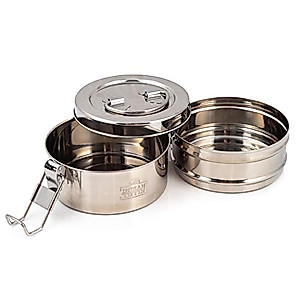 2 Tier Indian-Tiffin Stainless Steel Small Tiffin Lunch Box