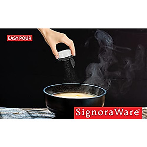 Salt and Pepper Shakers Moisture Proof Mini Salt Shaker to go Camping Picnic Outdoors Kitchen Lunch Boxes Travel Spice Set Clear with colored lids Plastic Airtight Spice Jar Dispenser (Small, 3 pack)