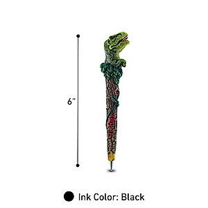 Planet Pens Tyrannosaurus Rex Novelty Pen - Cute Funny Pens for Kids, Teens and Adults, Fun Cool Ball Point Pen for School Writing and Unique Office Supplies, Dino Pen Gift for Men and Women - 6 Inch