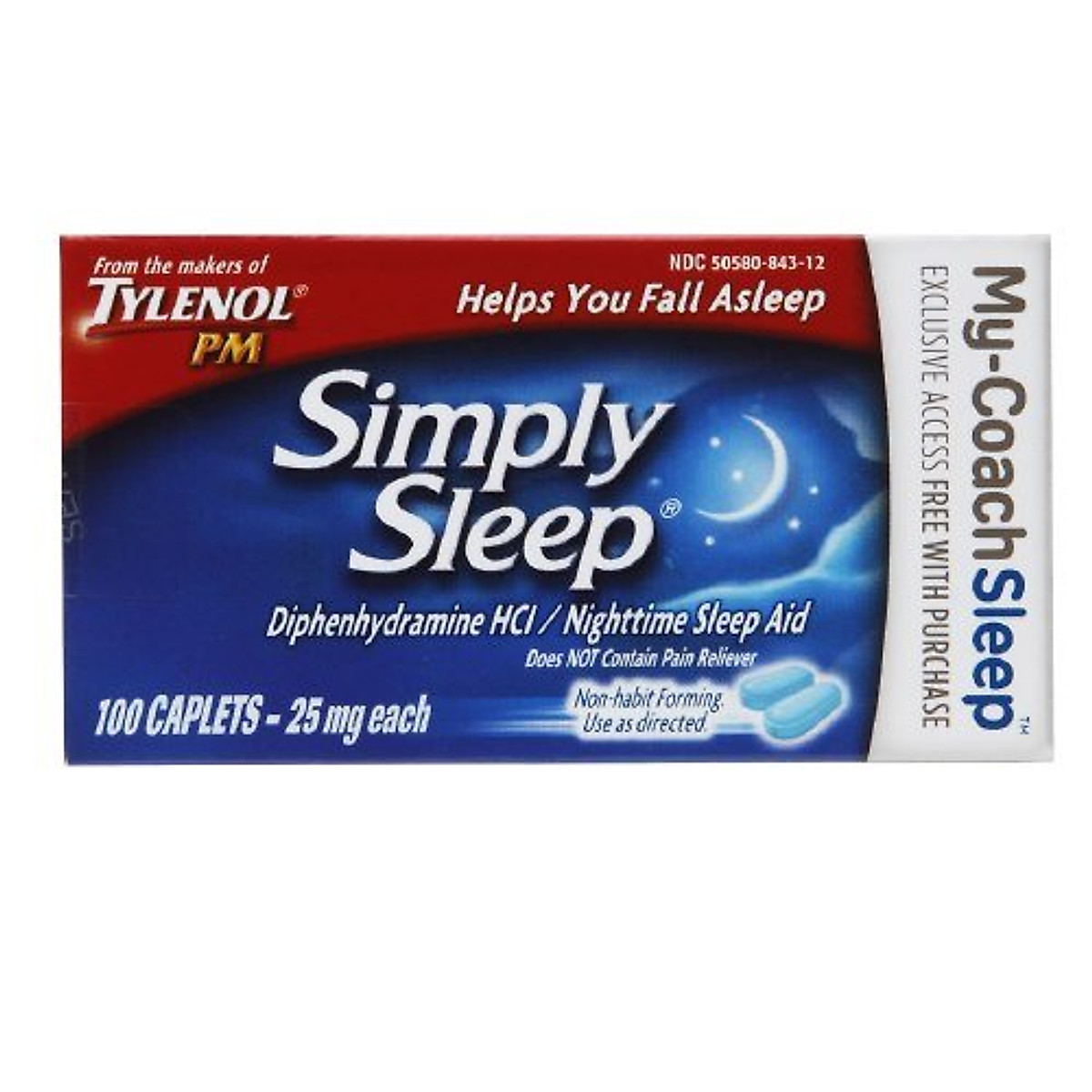 Tylenol Simply Sleep Tab 100ct