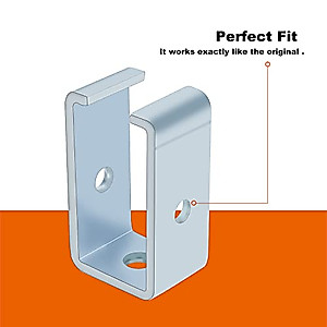 Channel Trolley Track Hanger for P1834-EG, Intermediate Support Hanger Bracket for 1-5/8" Strut Channel - 4 Packs