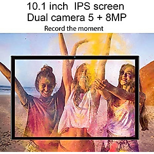 AOYODKG Tablet 10 Inch, Android Tablets, 8000mAh Battery, 3GB RAM 32GB ROM 128GB Expand, 1280 * 800 HD IPS, WiFi, Bluetooth, Dual Camera, GPS,Tablet PC (Black)