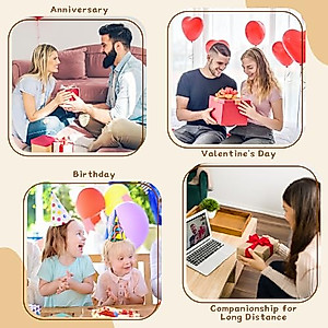 MaoGoLan Giant Teddy Bear 35" Stuffed Animal - Red Heart Footprints Big Teddy Bear Plush for Valentines Day Gift,Anniversary,Long Distance