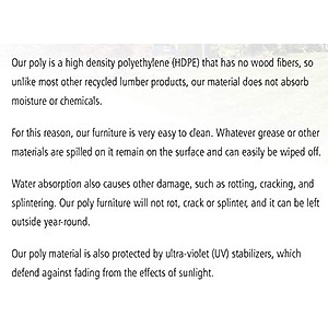 Bright Purple-Poly Lumber Folding Adirondack Chair with Rolled Seating Heavy Duty Everlasting Lifetime PolyTuf HDPE - Made in USA - Amish Crafted