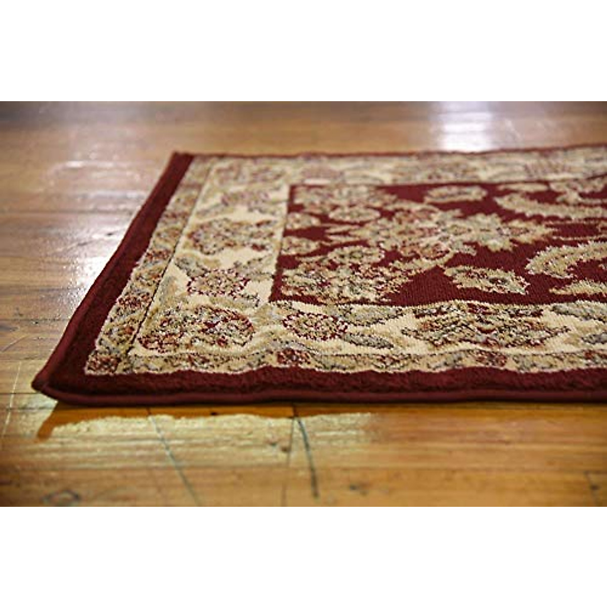 Unique Loom Voyage Collection Traditional Oriental Classic Intricate Design Area Rug (2' 7 x 10' 0 Runner, Red/Tan)