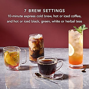 Mr. Coffee Perfect Brew, Intelligent Coffee Maker, Cold Brew Maker & Tea Brewer