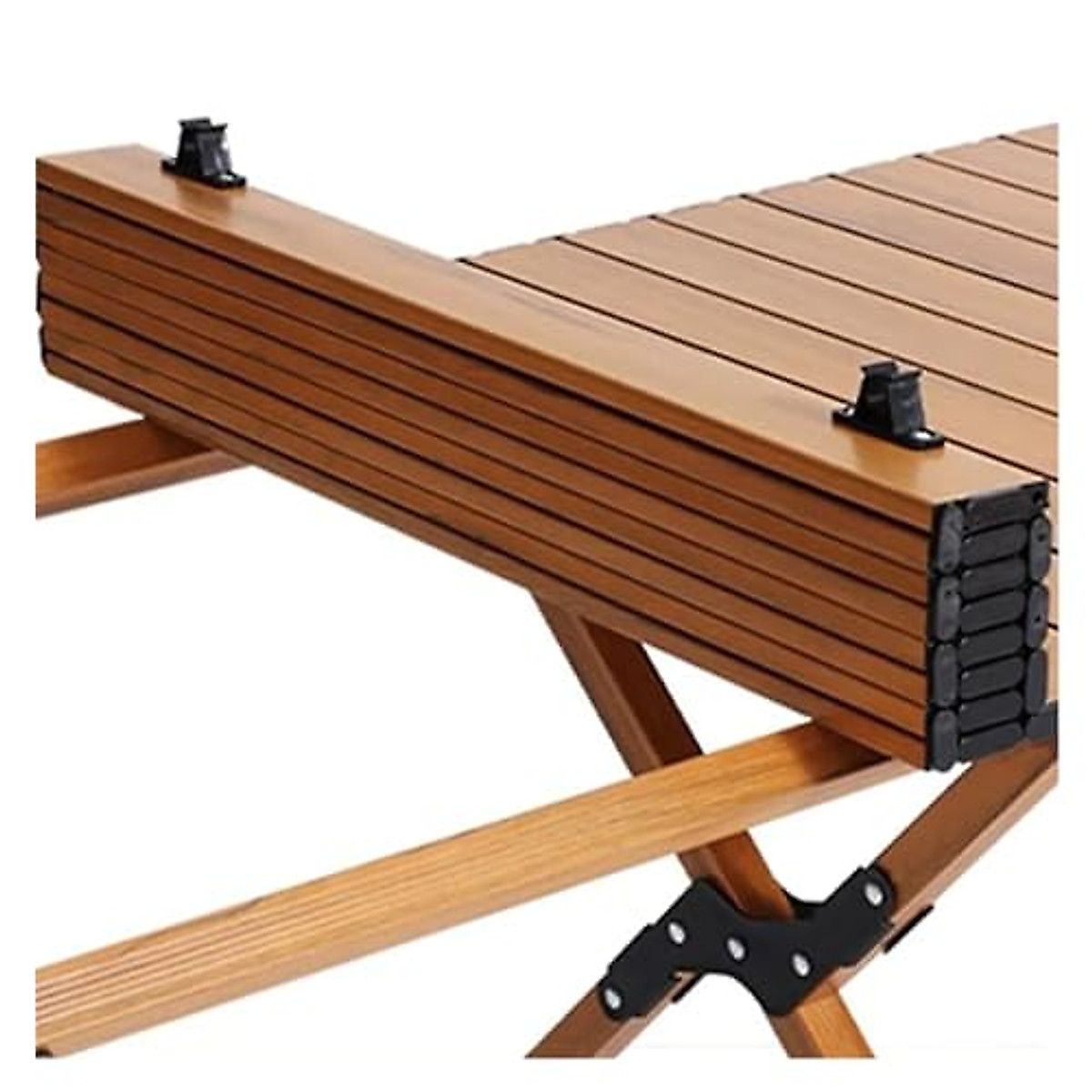 OXOAMP Folding Table Outdoor Folding Table Portable Egg Roll Table Picnic Camping Table Car Mounted Rent House Picnic Table Complimentary Storage Bag Convenient Durable (Color : 90x60 Black)