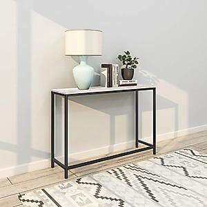 Console Table for Entryway Narrow Sofa Tables Entryway Table Rustic Narrow Entrance Console Table Front Door Console Table Accent Table for Living Room Entryway Corridor Hallway White Oak