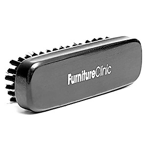 Furniture Clinic Leather Cleaning Brush | for Cleaning Leather Furniture, Shoes, Bags, & More | Easy to Use