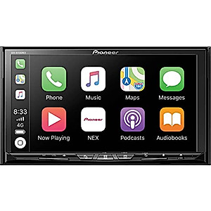 Pioneer AVH-W4500NEX Double Din Wireless Mirroring Android Auto, Apple Carplay In-Dash DVD/CD Car Stereo Receiver