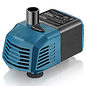 OPULENT SYSTEMS 100GPH 5W Submersible Pump (375L/H) Ultra Quiet Water Pump for Fish Tank, Pond, Aquarium, Statuary and Hydroponics