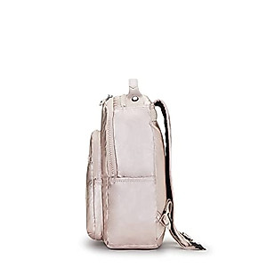 Kipling Seoul Small Metallic Tablet Backpack Metallic Rose